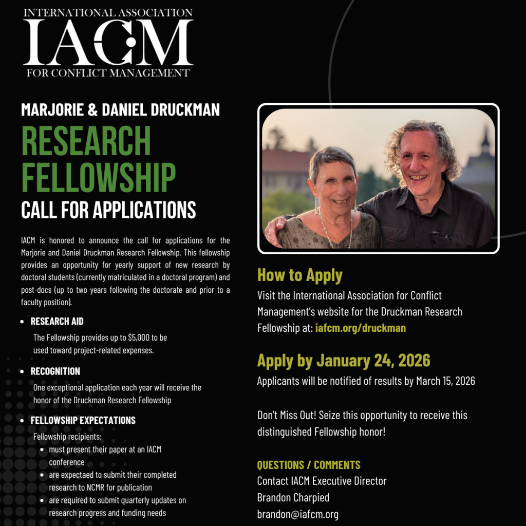 International Association for Conflict Management – IACM